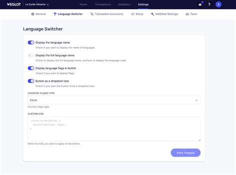 Weglot Language Switcher Placement Animations And Interactions Forum Webflow