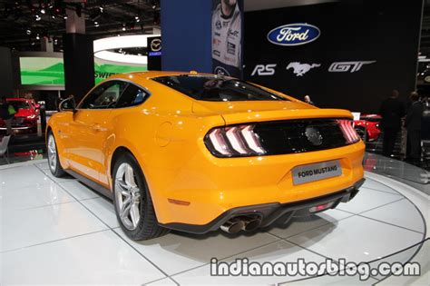 Euro Spec 2018 Ford Mustang Gt Showcased At Iaa 2017 Live