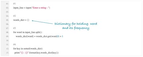 Python Program To Count The Frequency Of Each Word In A String