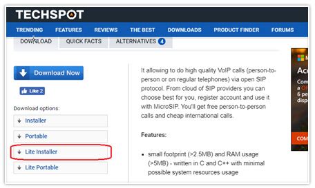 MicroSIP For Windows Global Call Forwarding