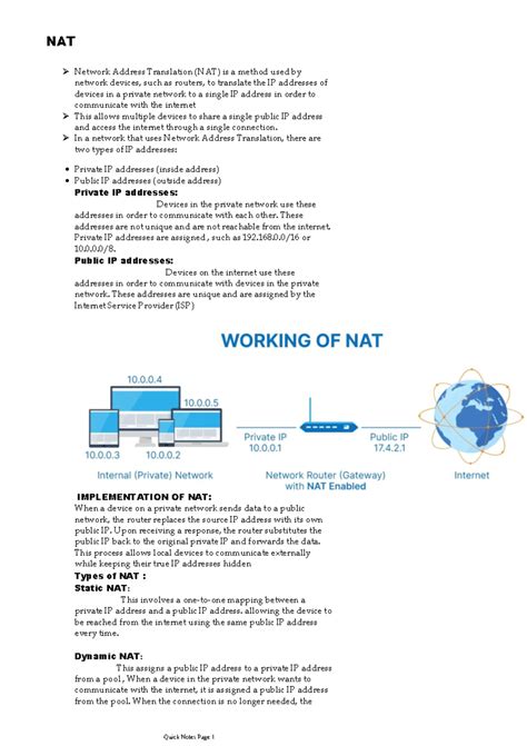 Nat Answer Nat In Computer Networks Network Address Translation Nat Is A Method Used By