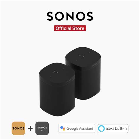 Sonos One Sl Pair Smart Wireless Speaker Essential Multi Room