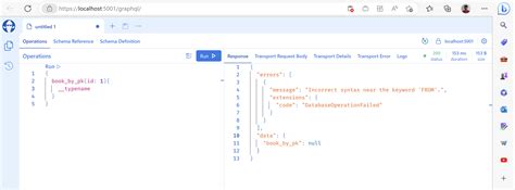 Selection Set Without Entity Fields Returns An Error Response For