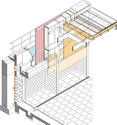 Axonometría Constructiva De La Nave Del Mercado Arquitectura Axonometria Monografias