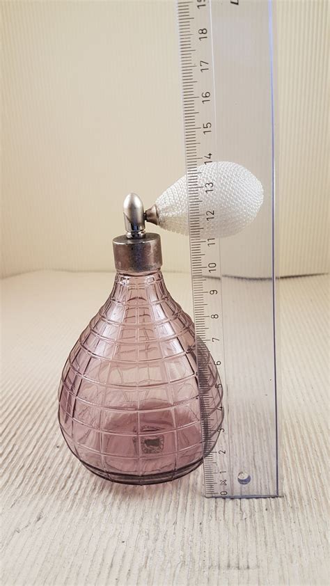 Glass Spray Bottle Container Vintage Clear Refillable Perfume Spray
