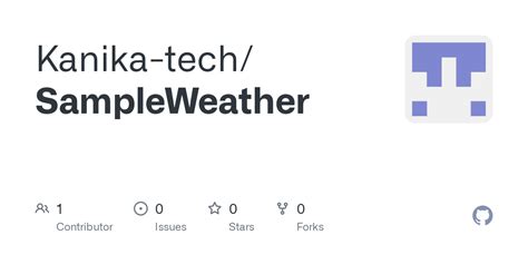 Github Kanika Tech Sampleweather