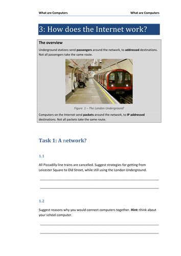 Computer Hardware Ks3 Worksheet Set Teaching Resources
