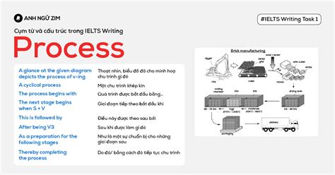 Cấu trúc câu miêu tả Process trong IELTS Writing Task