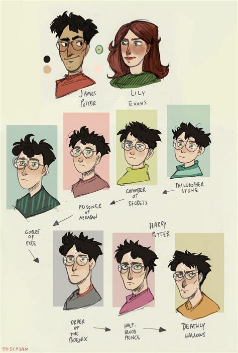 Harry Potter Aging Process By Toscasam On Deviantart
