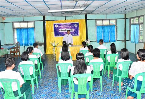 ကျောက်ဖြူခရိုင်ရုံး Community Centre ခန်းမ၌ လူငယ်ရေးရာ အသိပညာပေးဟောပြောပွဲ ပြုလုပ