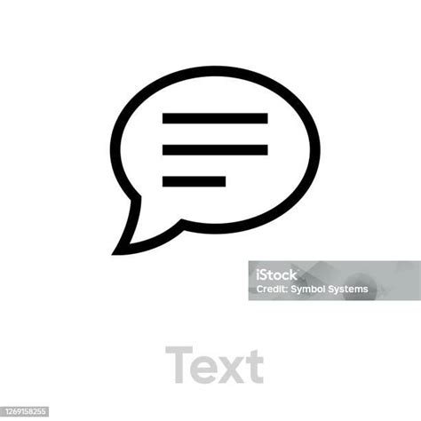 텍스트 채팅 및 메시지 아이콘입니다 편집 가능한 선 벡터입니다 벡터에 대한 스톡 벡터 아트 및 기타 이미지 벡터 아이콘