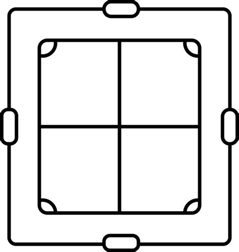 Frame Setting Icon In Black Line Art Vector Art At Vecteezy