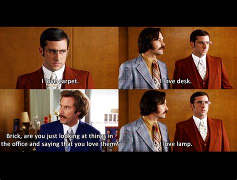 Anchorman I Love Lamp Lea Colombo Sterly Hileman Heehee I Love To