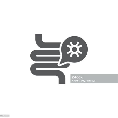 창자 박테리아 아이콘 색상 선 윤곽 벡터 기호 흰색에 격리 된 선형 스타일 그림 기호 로고 일러스트 아이콘에 대한 스톡 벡터 아트 및 기타 이미지 Istock