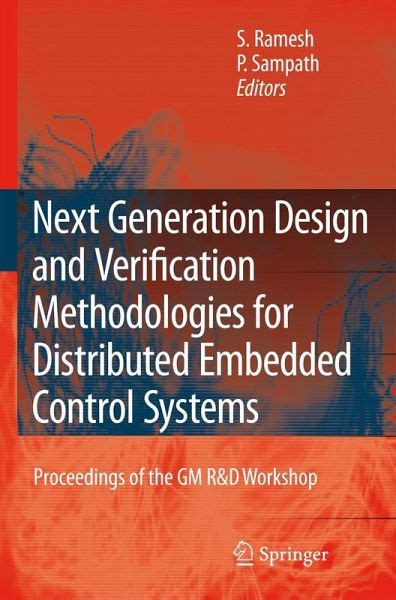 Next Generation Design And Verification Methodologies For Distributed Embedded Fachbuch