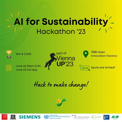 Hacklabs On Linkedin Ai Sustainability Hackathon Vienna Startup Businessdevelopement
