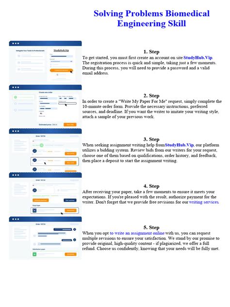 Solving Problems Biomedical Engineering Skill Pdf