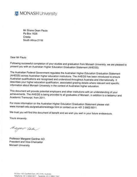 Australian Higher Education Graduation Statement Pdf Undergraduate Australian Higher Education Graduation Statement Pdf Undergraduate