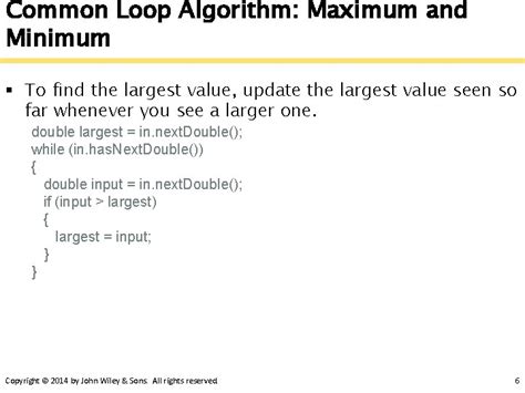 Common Loop Algorithm Sum And Average Sum Keep