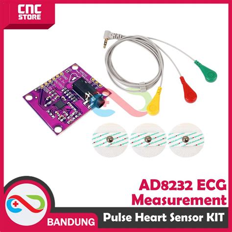 Jual Ad8232 Ecg Measurement Pulse Heart Sensor Module Kit Shopee Indonesia