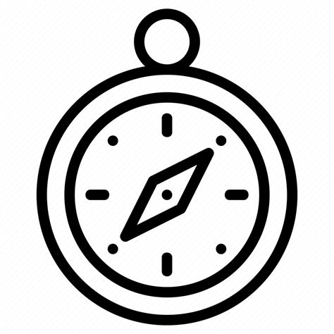 Compass Ui Maps Location Cardinal Points Orientation Icon