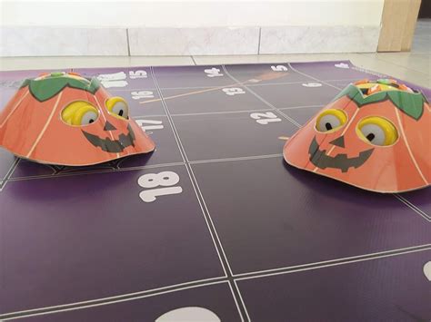 Printable Bee Bot Mat Boo Bots Haunted Journey Halloween Themed Bee
