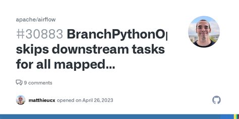 Branchpythonoperator Skips Downstream Tasks For All Mapped Instances In