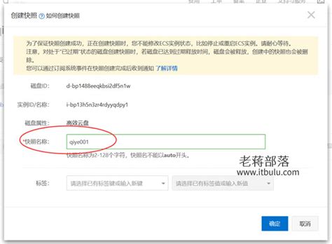 阿里云服务器利用快照自定义镜像快速创建新服务器系统 老蒋部落
