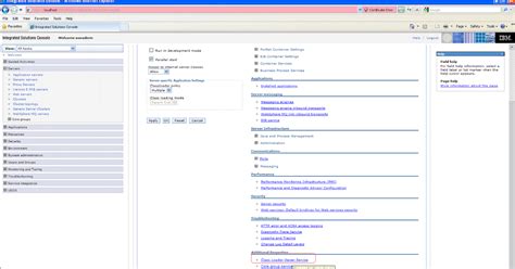 Sunils Notes Enabling Class Loader Viewer Service