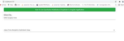 How To Add Syncfusion Dropdowns In Angular 10 Application