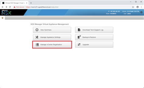Vgarethlewis Networking And Security Extension Missing After Vmware Nsx Upgrade