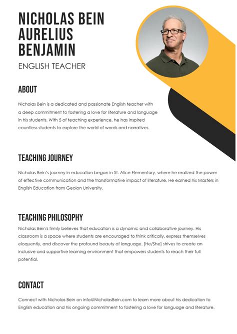 Free Bio Templates And Examples Edit Online And Download