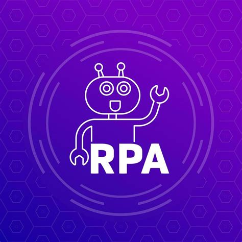 RPA Bot Icon Robotic Process Automation Vector 33712810 Vector Art At Vecteezy