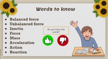 Newton S Laws Of Motion Slides By Bug Tastic TPT