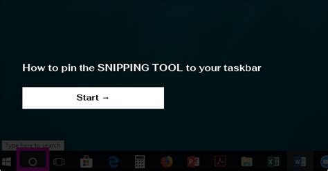 How To Pin The Snipping Tool To Your Taskbar