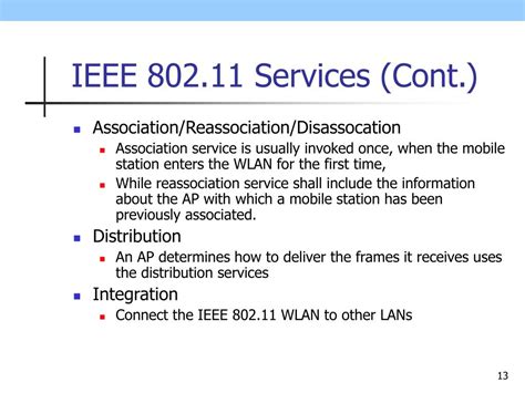 Ppt Ieee 802 11 A Fast Reassociation Procedure In The Point Coordination Function Powerpoint
