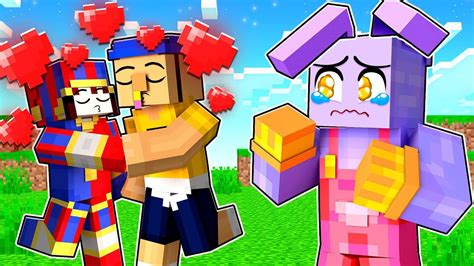 Pomni Is Dating Jeffy In Minecraft Youtube