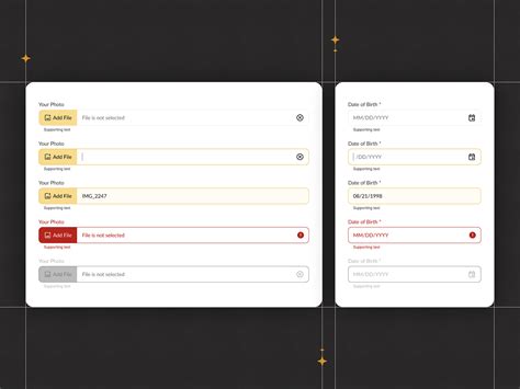 Custom Forms And Inputs States By It Dimension On Dribbble