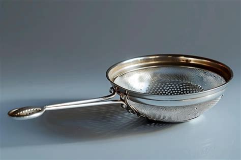 Premium Photo Silver Tea Strainer Isolated On Solid Background