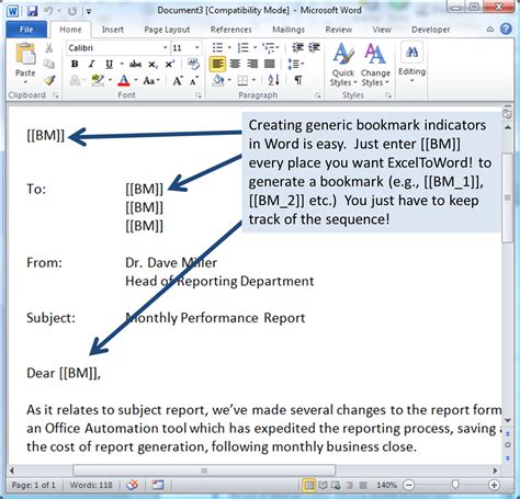 Spreadsheet Report Generator Throughout How To Quickly And Accurately Populate Word Documents