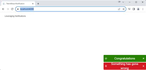 Let Users Know Whats Going On—blazor Notification Component