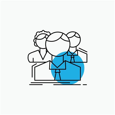 Group Multiplayer People Team Online Line Icon 13046189 Vector Art