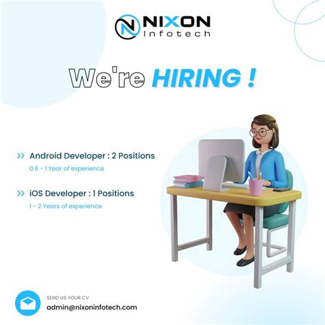 Nixon Infotech On Linkedin Android Ios Developer Urgenthiring