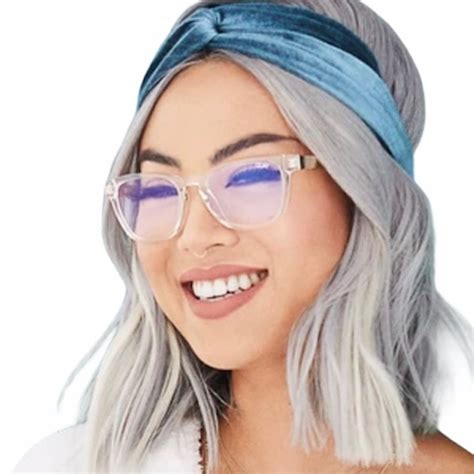Quay Australia Accessories Quay Hardwire Blue Light Glasses Clear Gold Frame Bluelight