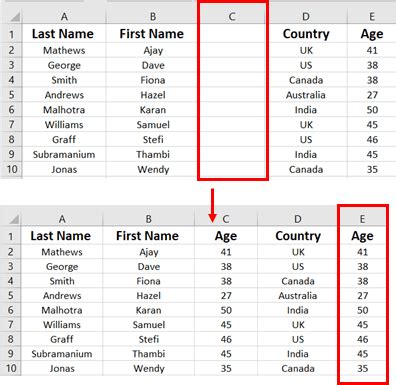How To Switch Columns In MS Excel OfficeBeginner
