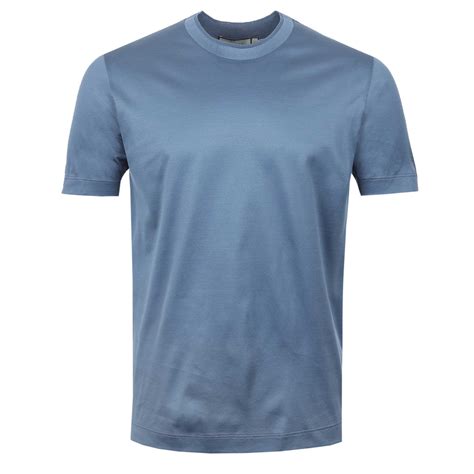 Canali Basic T Shirt In Blue I Canali Norton Barrie