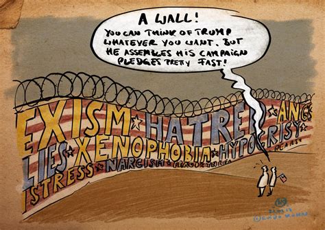 Donald Trumps Mexico Wall Toons Mag