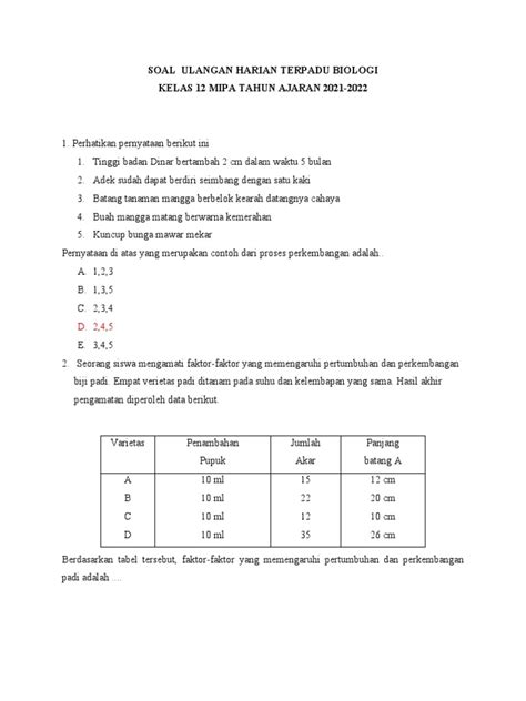 Soal Pht Kls 12 Sem1 2021 2022 Pdf