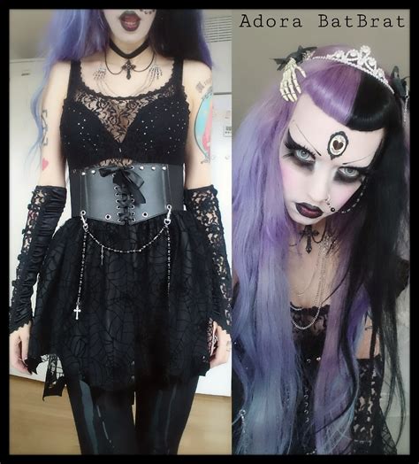 Adora Batbrat Todays Goth Look Emo Goth