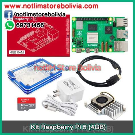 Kit Raspberry Pi 5 4gb Ram Notlim Store Bolivia
